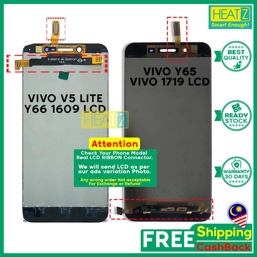 VIVO Y65 Y66 Y67 V5 LITE V5 V5S Y67L VVO 1609 1719 1601 1713 1612 Y 65 66 67 V 5 5S LCD Touch ...