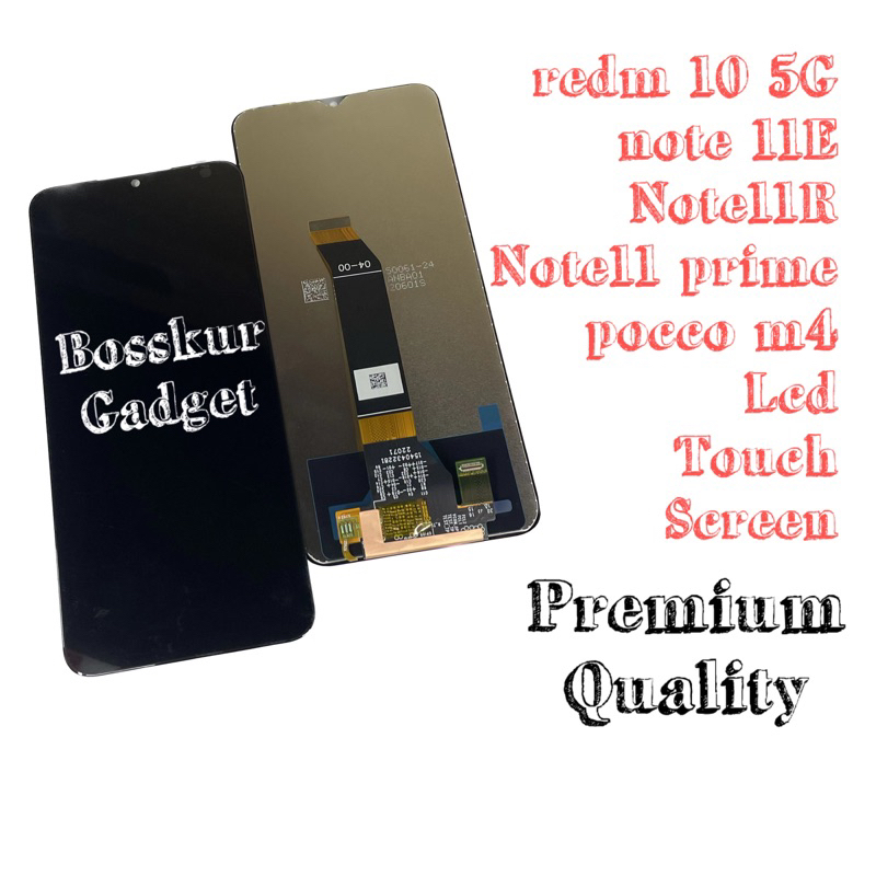 Compatible For REDMI 10 5g / Note 11E / Note 11R / Note 11 Prime LCD / Poco M4 / Poco M5 TOUCH ...