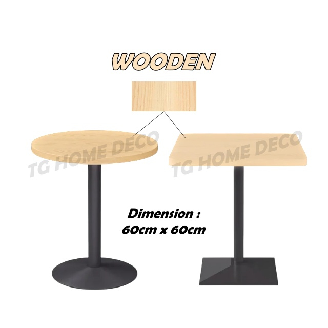 (READY STOCK ) WOODEN TABLE TOP / RESTAURENT DINING TABLE / MEJA MAKAN ...