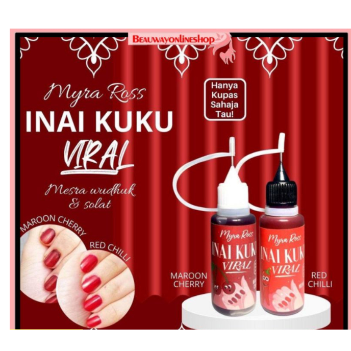 INAI KUKU VIRAL Myra Rose Tahan Lama Mesra Wudhuk Dan Sah Solar Halal | Shopee Malaysia