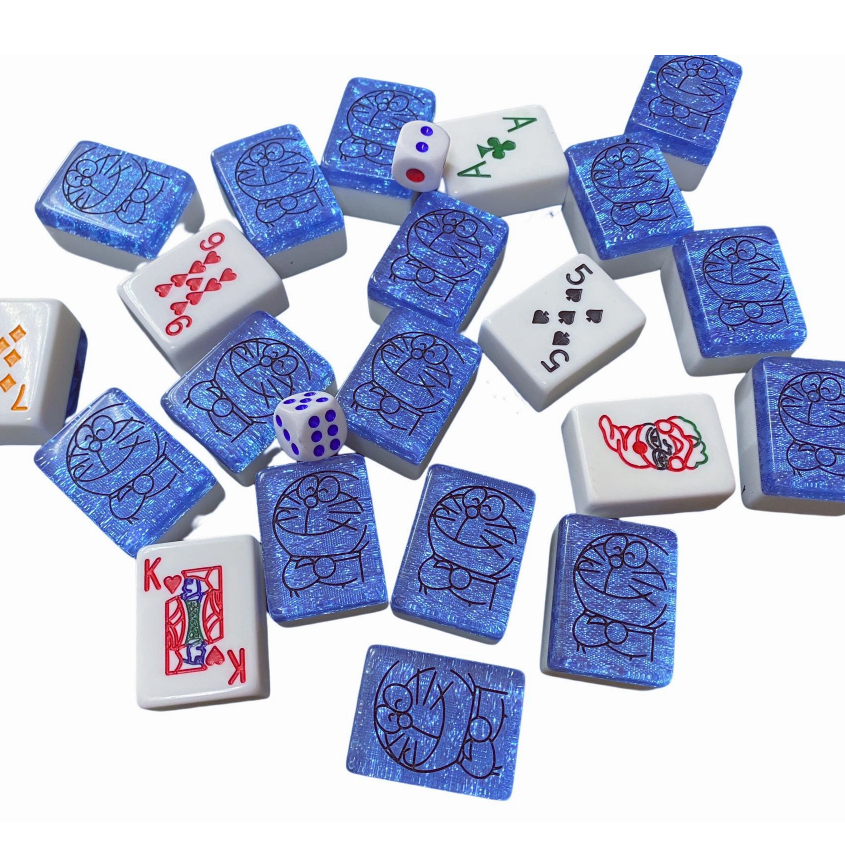 💥Malaysia Ready Stock💥New Crystal Doraemon Mahjong Rummy Lami Cinami ...