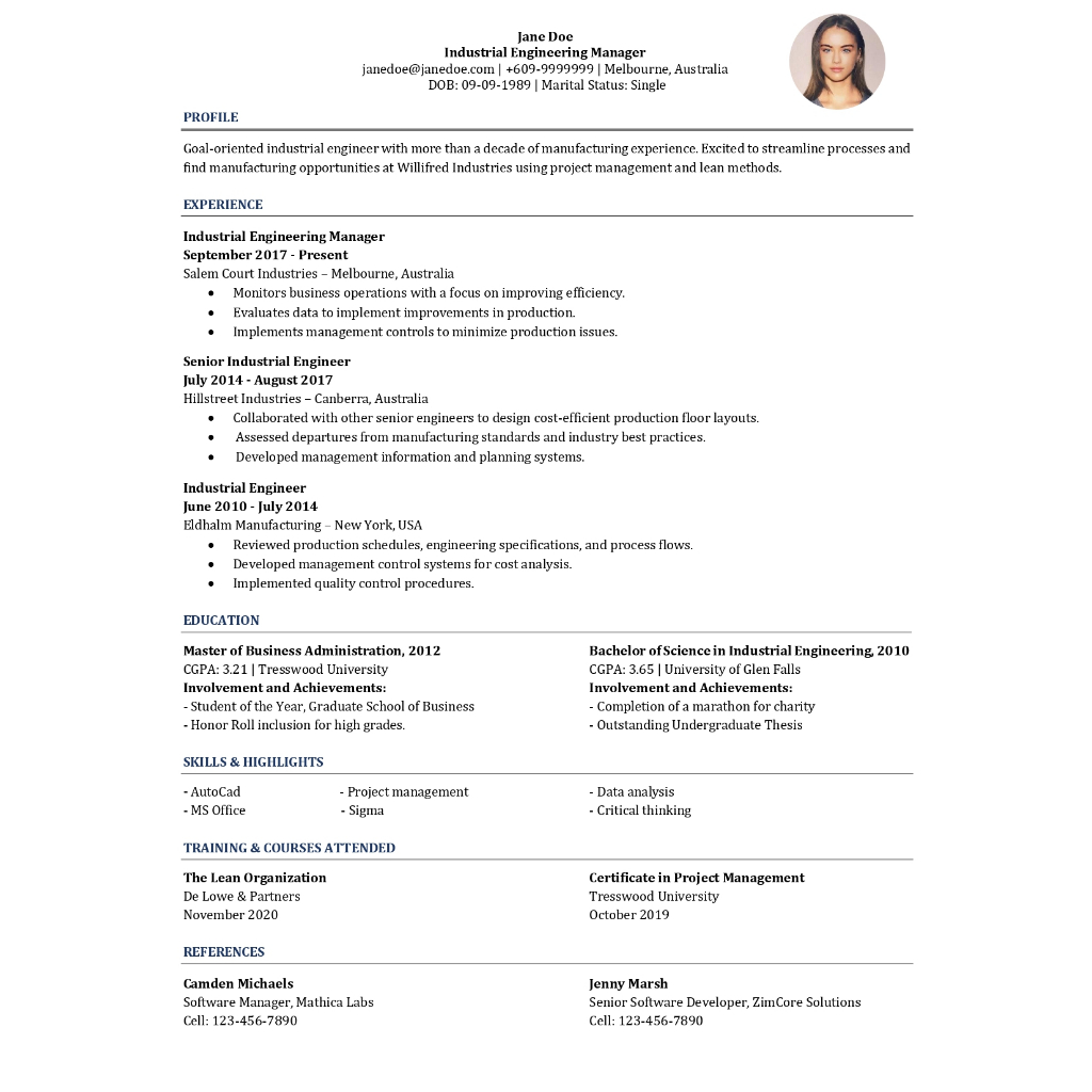 TEMPLATE RESUME ATS FRIENDLY FREE GIFT INFOGRAPHIC RESUME | Shopee Malaysia