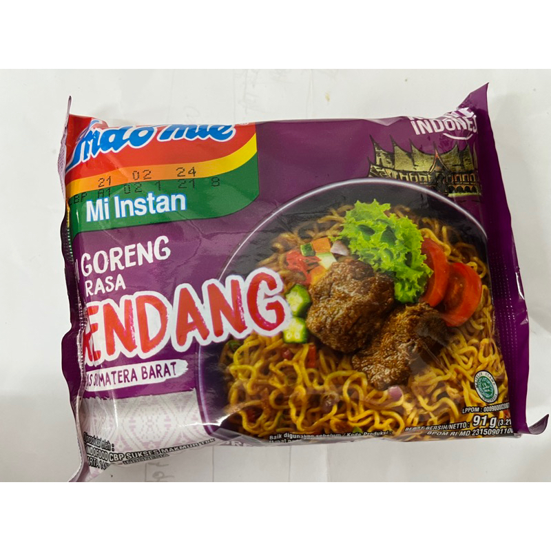 indomie mie instant rasa rendang | Shopee Malaysia