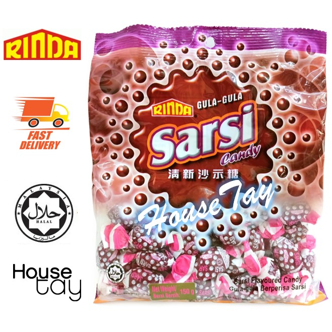 RINDA Assorted Candy / Mix Fruit Candy / Cola Candy / Sarsi Candy / Buttermint Candy / Buah ...