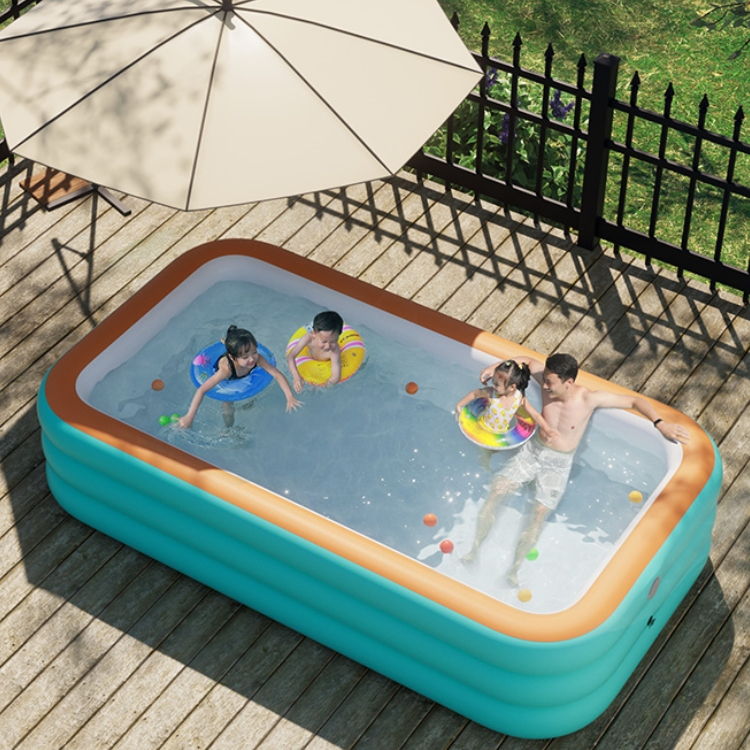 Large Family Kids Swimming Pool Inflatable Summer Water Pool Baby ...