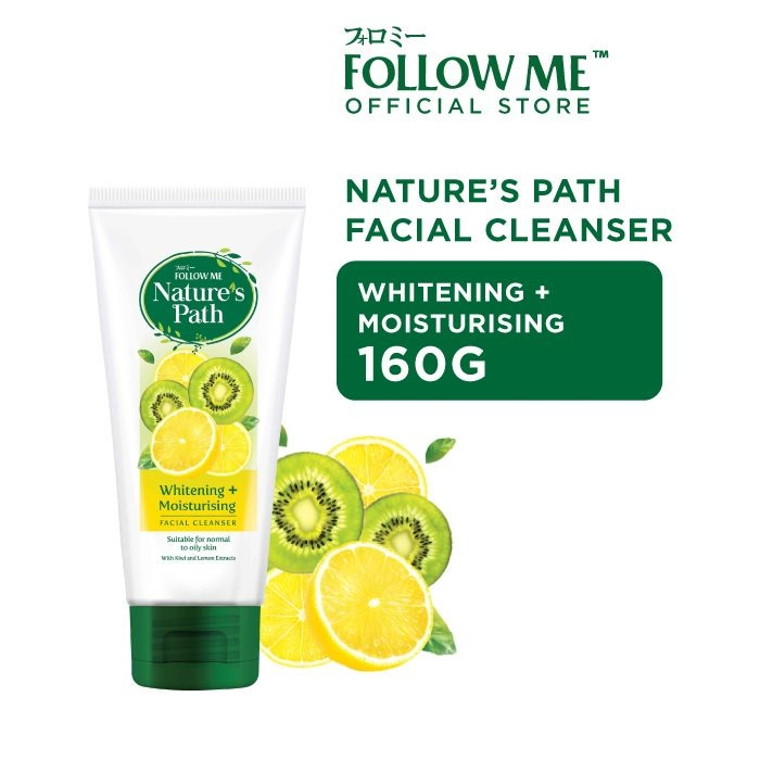 Follow Me Nature's Path Facial Cleanser 160g (Whitening & Moisturising ...