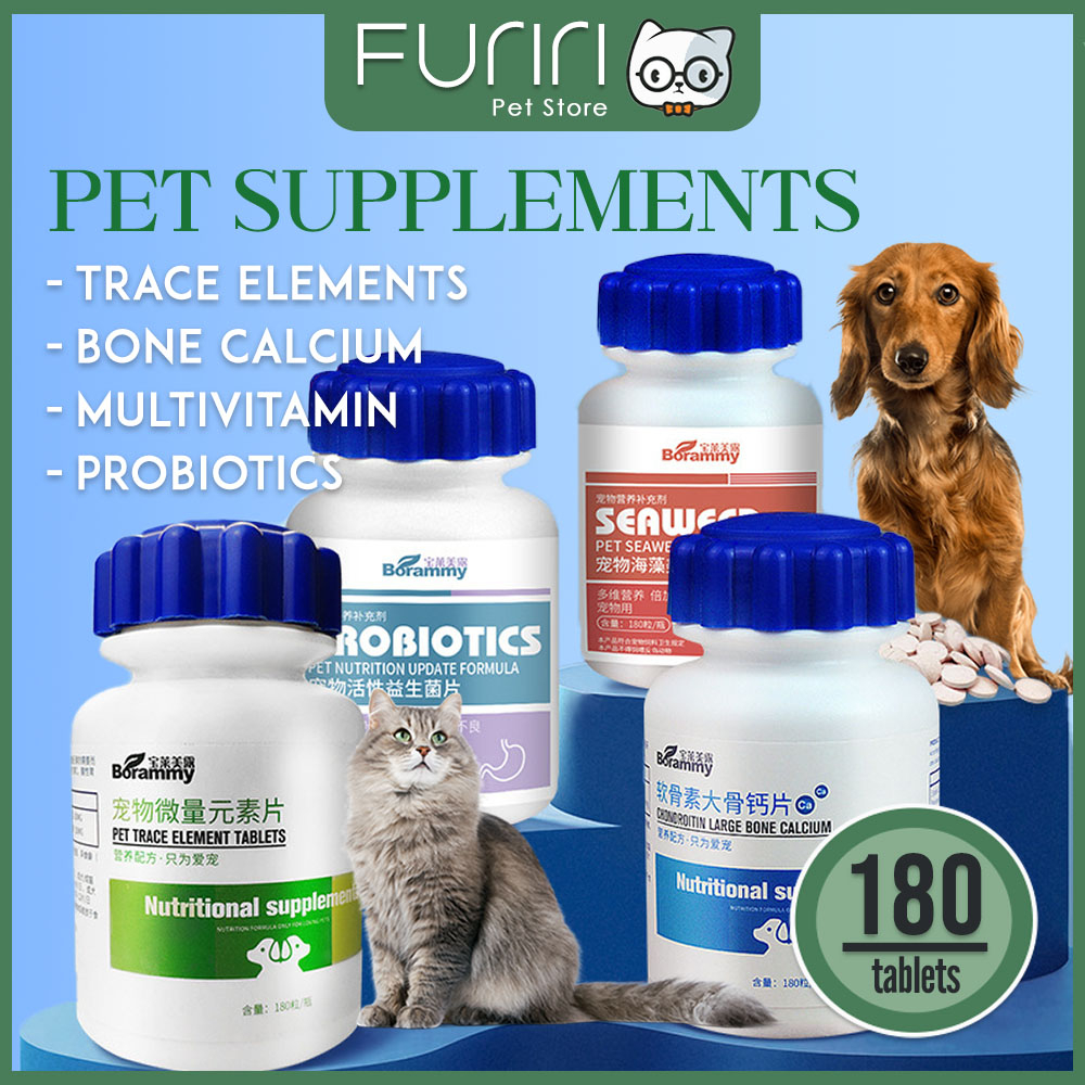 Furiri Pet Supplement Vitamin Probiotics Fish Oil Dogs and Cat ...