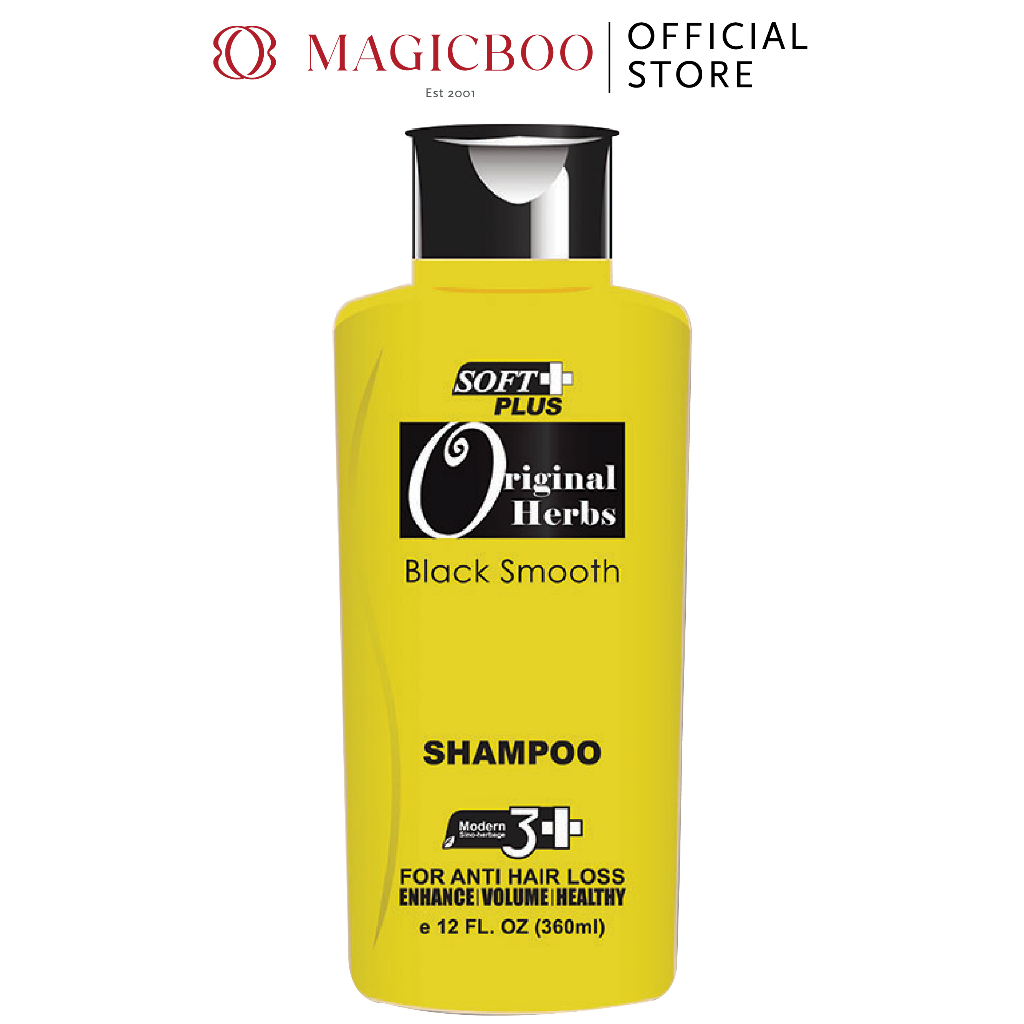Magicboo Soft Plus Original Herbs Black Smooth Shampoo (360g) | Shopee ...