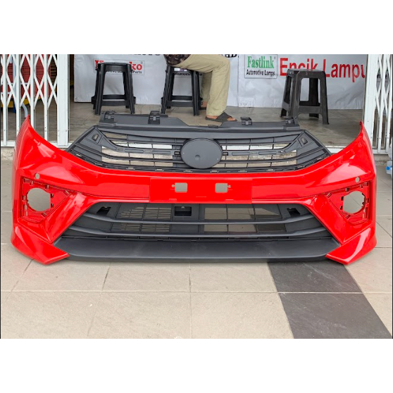 PERODUA AXIA 2019 2020 (E SPEC) GXTRA FRONT BUMPER DEPAN 100% ORIGINAL ...