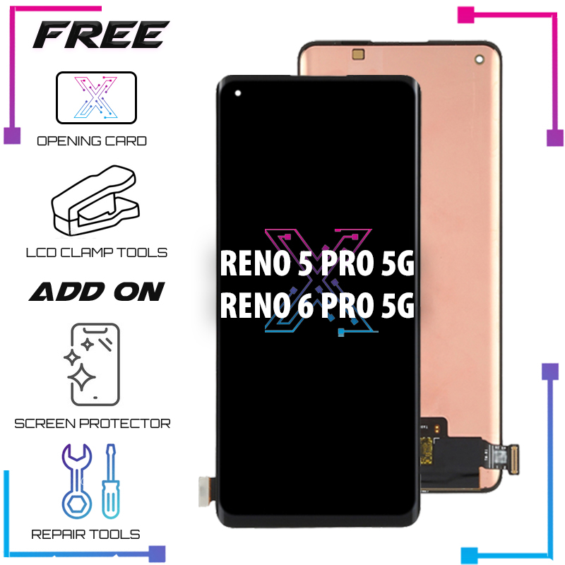 LCD SCREEN DISPLAY FOR RENO 5 PRO 5G CPH2201 / RENO 6 PRO 5G CPH2249 ...