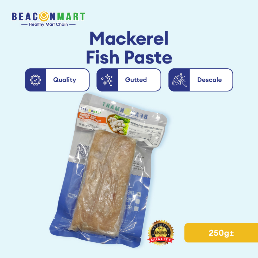 [Beacon Mart] Mackerel Fish Paste | Homemade | Isi Ikan Tenggiri | 鲭鱼鱼滑 ...
