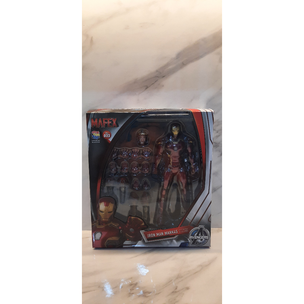 MEDICOM TOY MAFEX No.022 Marvel Avengers Age Of Ultron Iron Man Mark45 ...