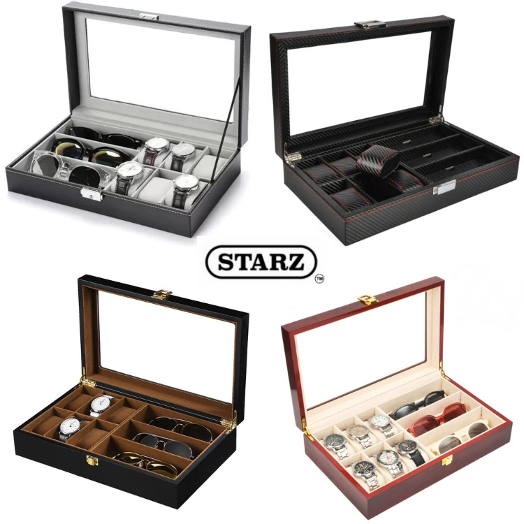 [ STARZ ] 5 Assorted Model - 6 Slot Watch With 3 Spectacles Slot ...