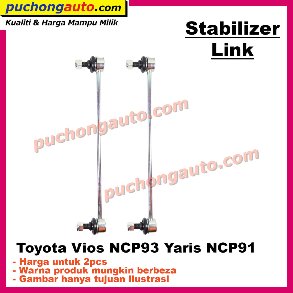 Front Stabilizer Link + Bush For Toyota Vios Ncp42 Ncp93 Ncp150 | Shopee Malaysia