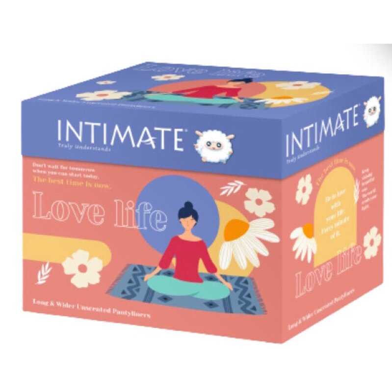 Intimate Regular Box Long & Wide Unscented Pantyliners 60 Pads | Shopee ...