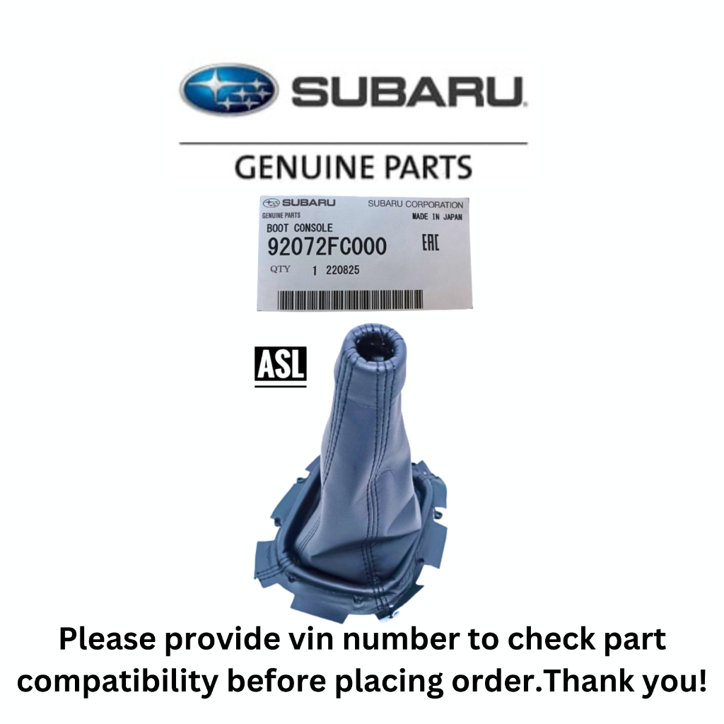 92072FC000 Genuine Subaru Manual Transmission Shift Boot Forester ...