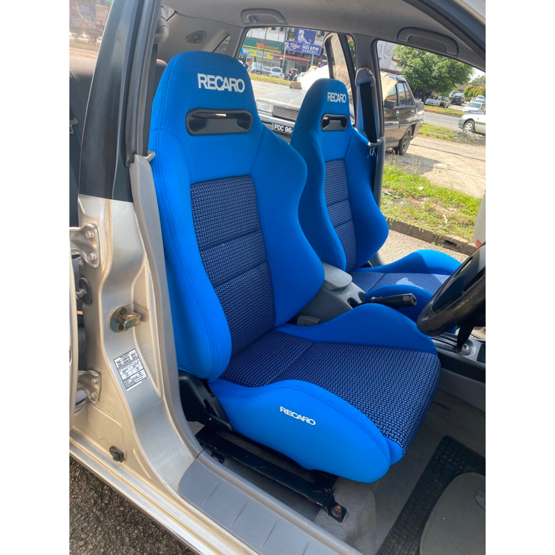 Recaro sr3 tomcat Biru Bucket | Shopee Malaysia