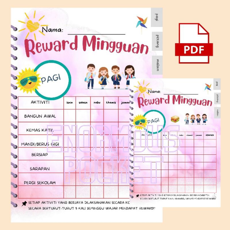 [PDF] Buku Reward Anak, Buku Reward Murid, Buku Catatan | Shopee Malaysia
