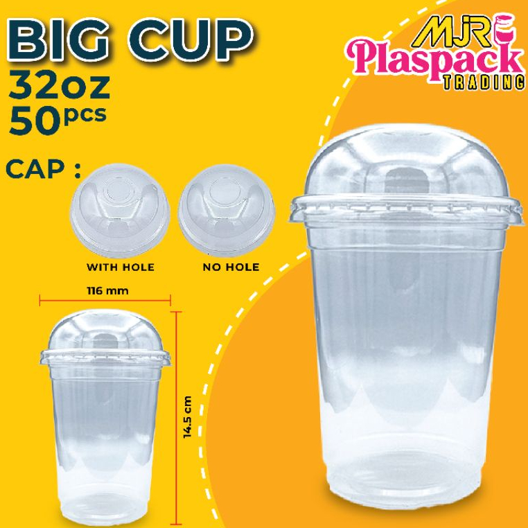Big Cup 32oz Boba Bekas Ikan Laga Air Balang Gelas Besar Sosej Bakar ...