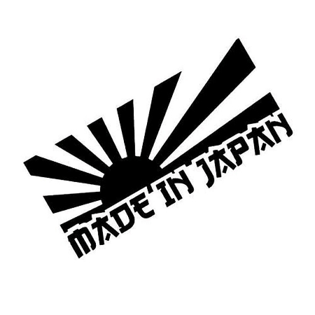 Rising Sun Made In Japan JDM Car Sticker Decal Motorcycle Stickers ...