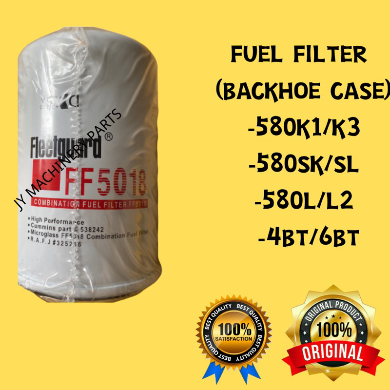 FF5018/FF5052 FUEL FILTER BACKHOE 580K 580L 580SUPERK FLEETGUARD ...