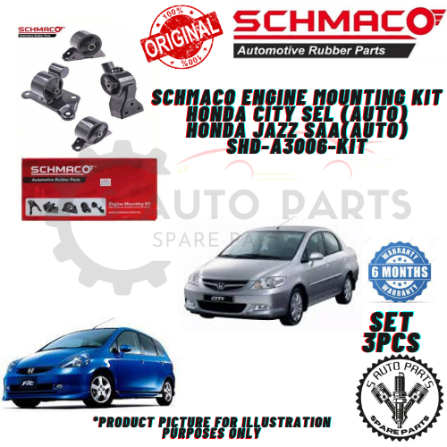 HONDA CITY SEL / HONDA JAZZ SAA (AUTO) SCHMACO ENGINE MOUNTING (SET) | Shopee Malaysia