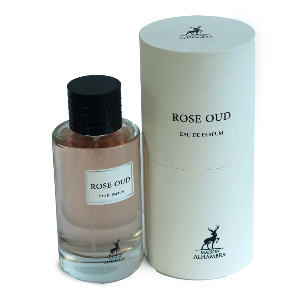 Maison Alhambra Rose Oud Perfume 100ML a sophisticated and luxurious ...