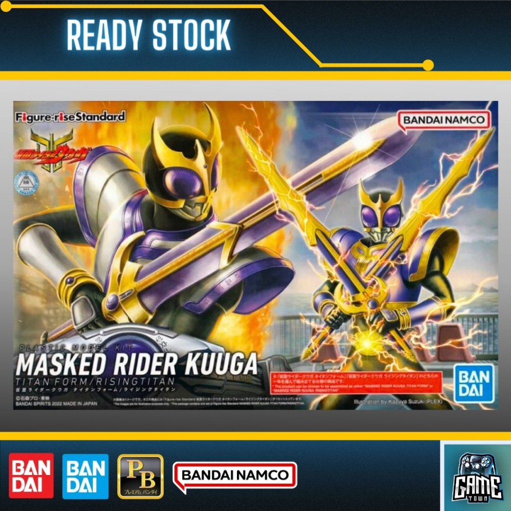 Premium Bandai FRS Figure-rise Standard Kamen Rider Kuuga Titan Form ...