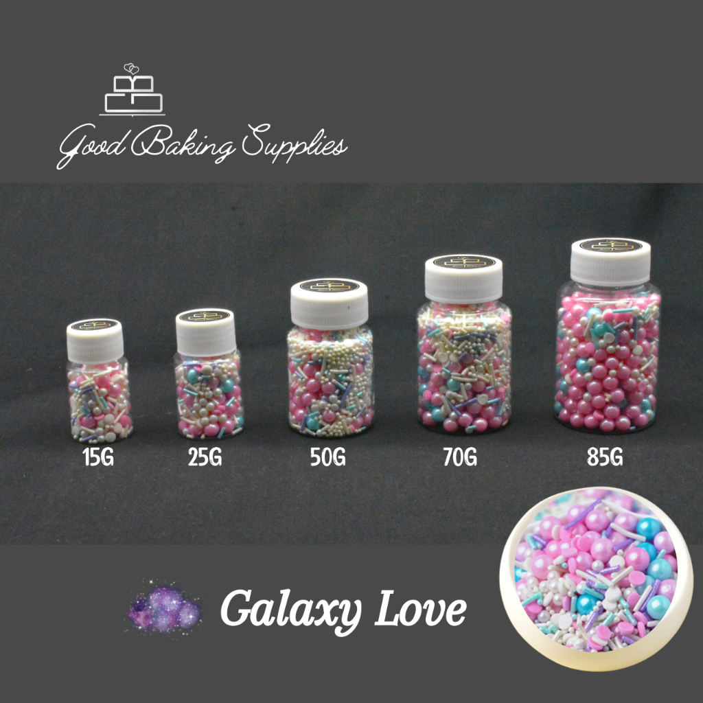 HALAL Galaxy Star Cake Sprinkles / Bentuk Bintang Gula Manik Kek Roti ...