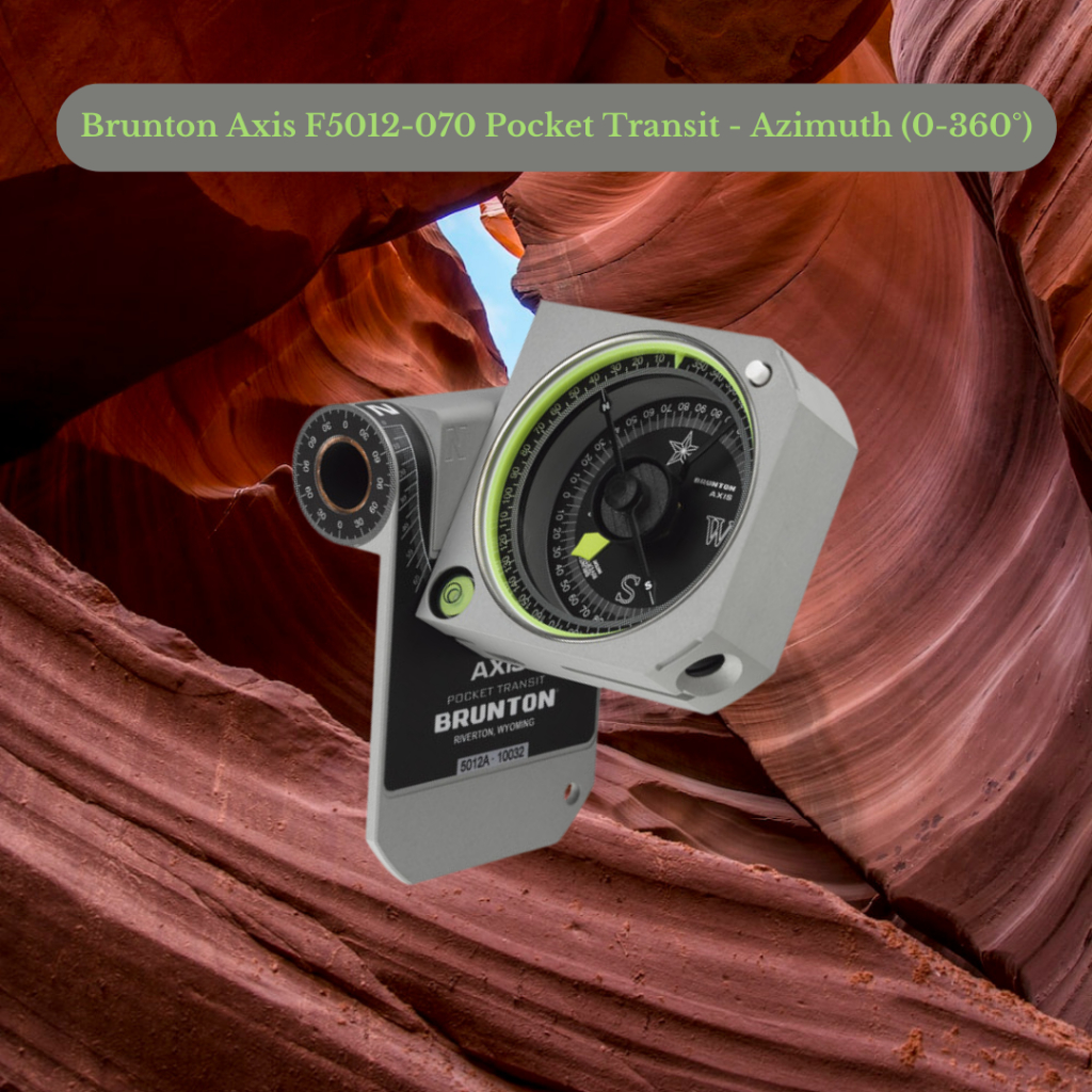 Brunton® AXIS F5012-070 Pocket Transit - Azimuth (0-360°) Geological ...