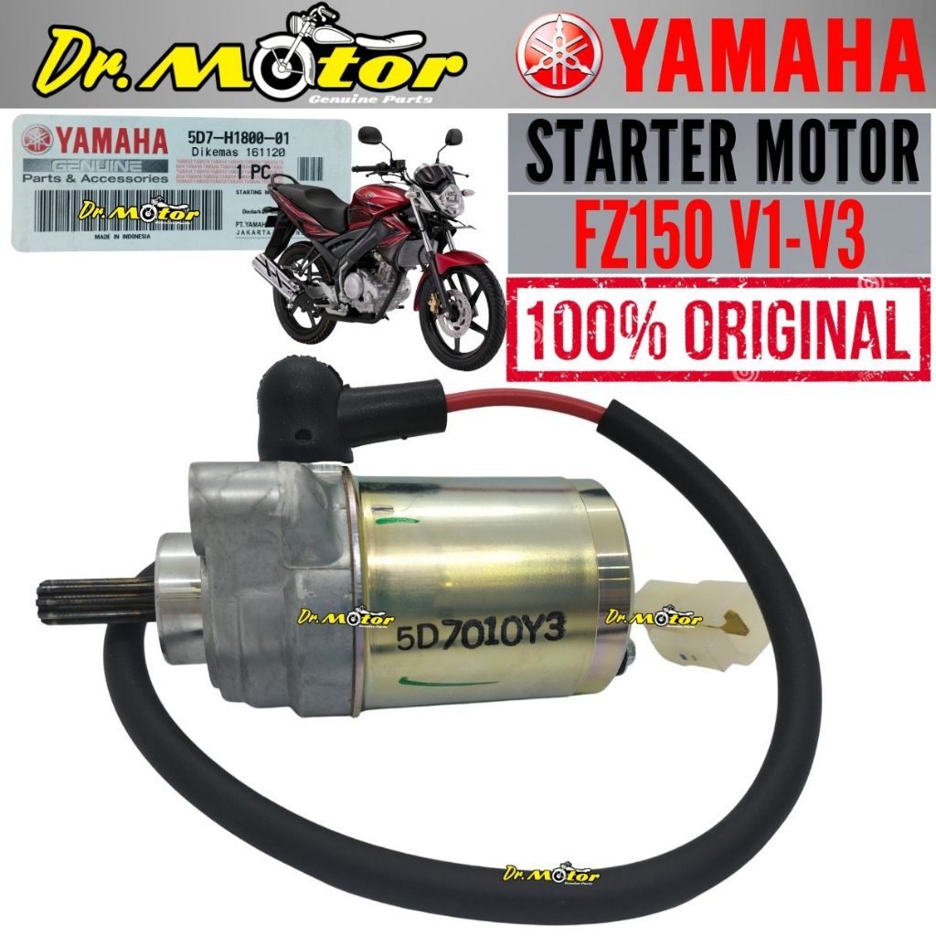 YAMAHA FZ150 FZ150I FZ 150 V1 V2 V3 Starter Motor Stater Moto Stator Starting Engine 5D7-H1800 ...
