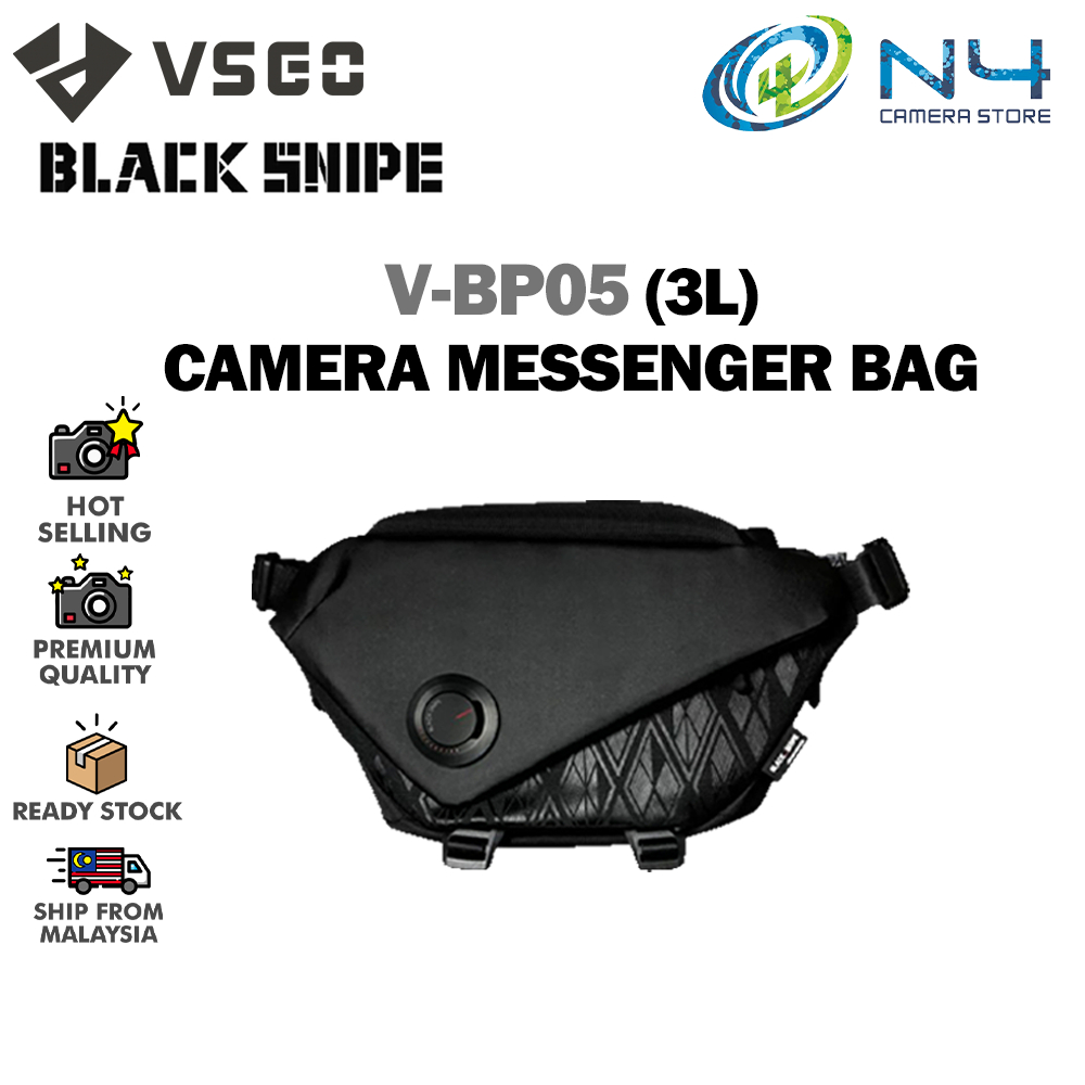 VSGO V-BP05 3L Camera Messenger Bag Photography Camera Shoulder Bag Camera Bag Shoulder ...