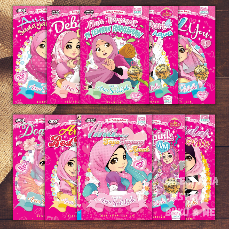 Novel Remaja ANA MUSLIM Siri Novel Ana Solehah Novel Kanak kanak Buku Cerita Remaja Malay Books ...