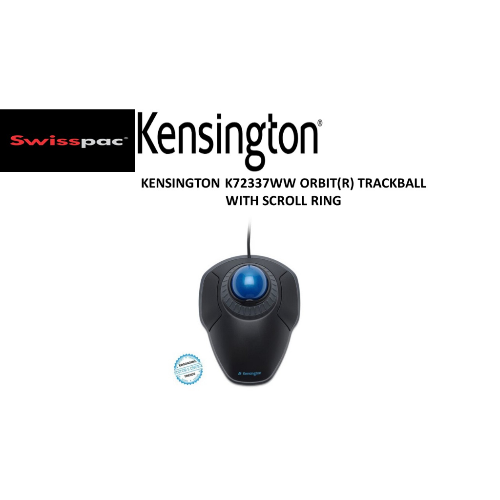 KENSINGTON K72337WW ORBIT(R) TRACKBALL WITH SCROLL RING | Shopee Malaysia