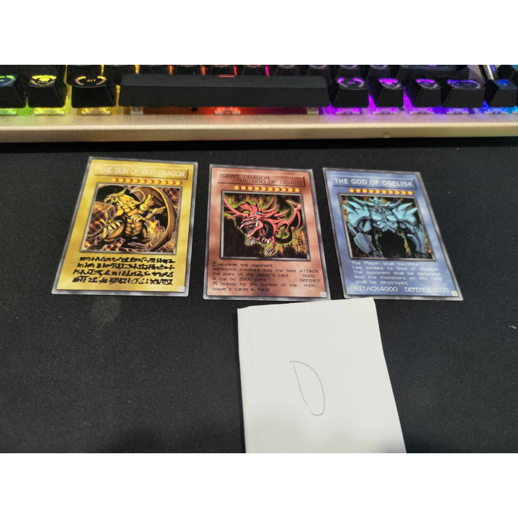 yugioh god card secret rare. this is diy with high quality than ...
