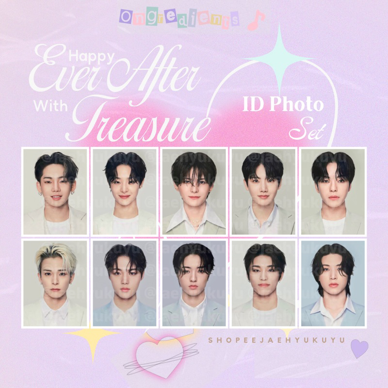 TREASURE X ONGREDIENTS ID Photo Set ‘Happy Ever After with Treasure ...