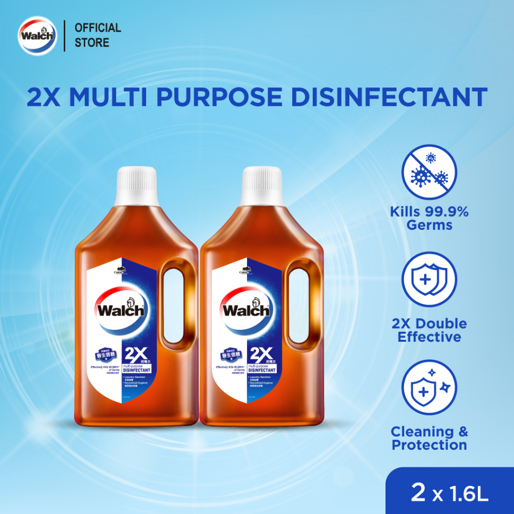 [TWIN PACK] Walch Multi-Purpose Disinfectant (1600ml) | Shopee Malaysia