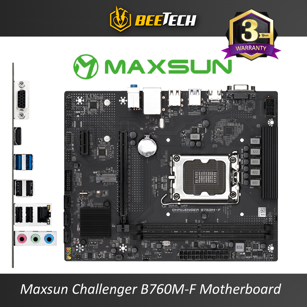 MAXSUN H610M-R Challenger Motherboard | Shopee Malaysia