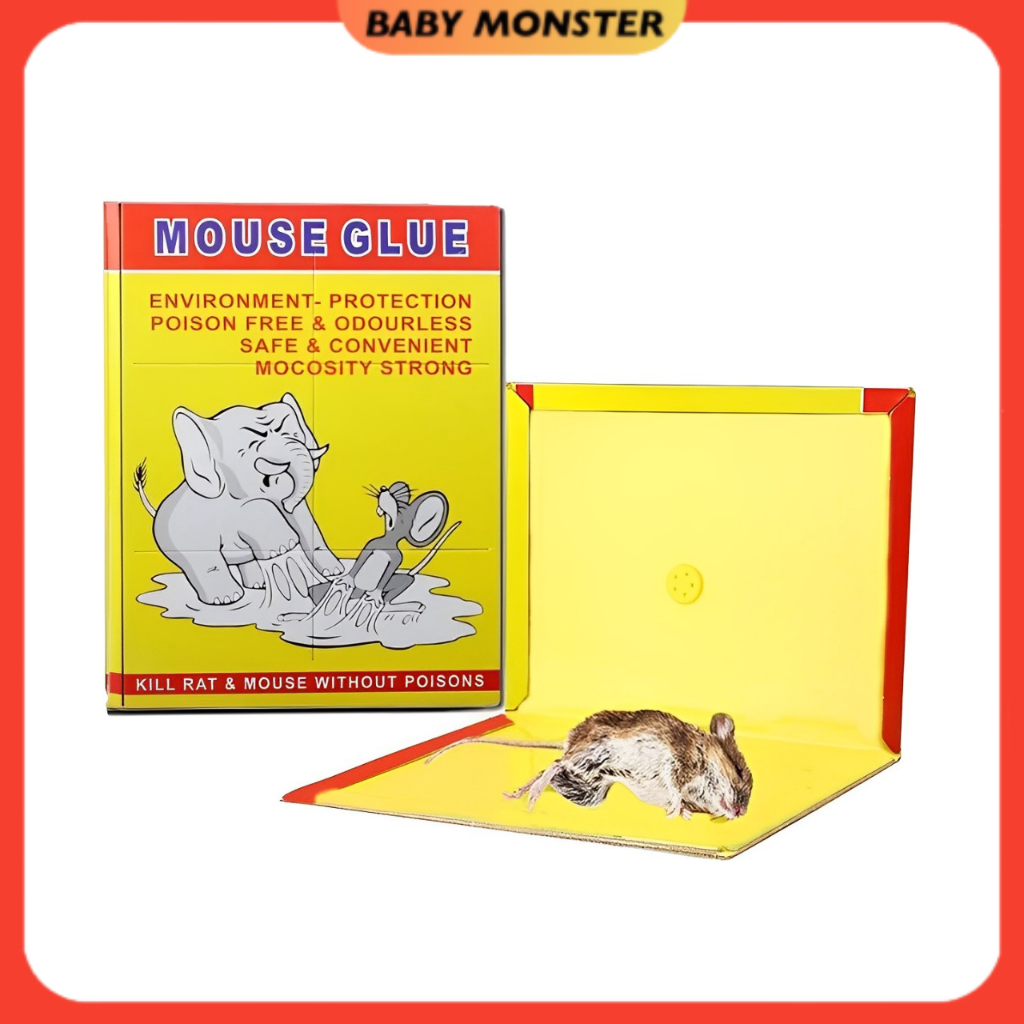 🔥HARGA BORONG🔥 BMS Elephant Sticky Mouse & Rat Glue Traps Mouse Trap ...