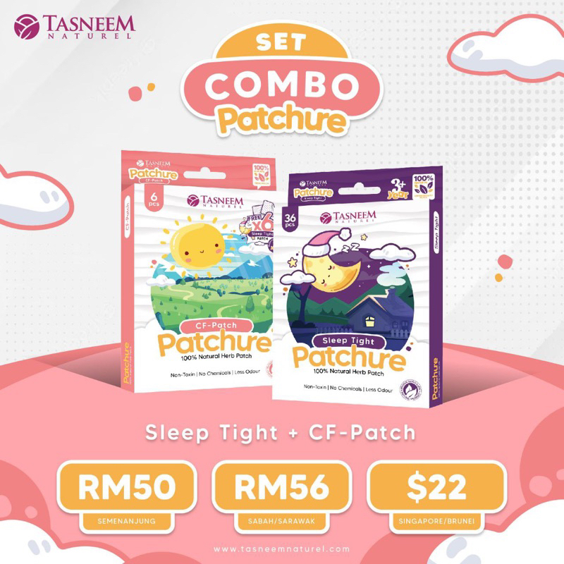TASNEEM NATUREL CF PATCHURE - Pelekat dan penampal Batuk Selsema utk ...
