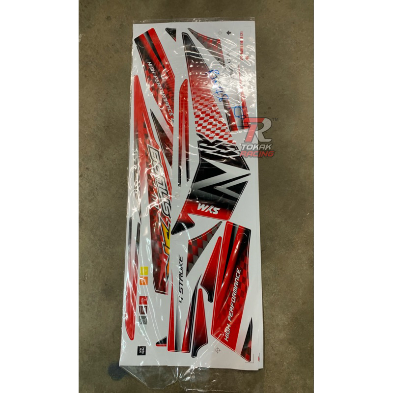 SYM BONUS SR BODY STICKER LOCAL (MODEL 2016) | Shopee Malaysia
