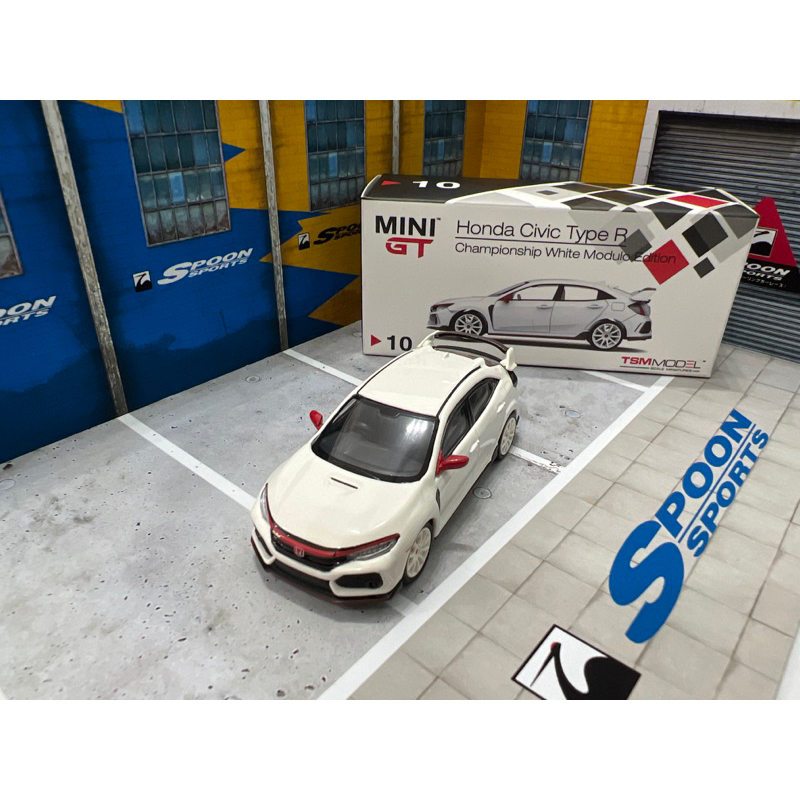 Mini GT MiniGT Honda Civic Type R FK8 championship white modulo edition ...