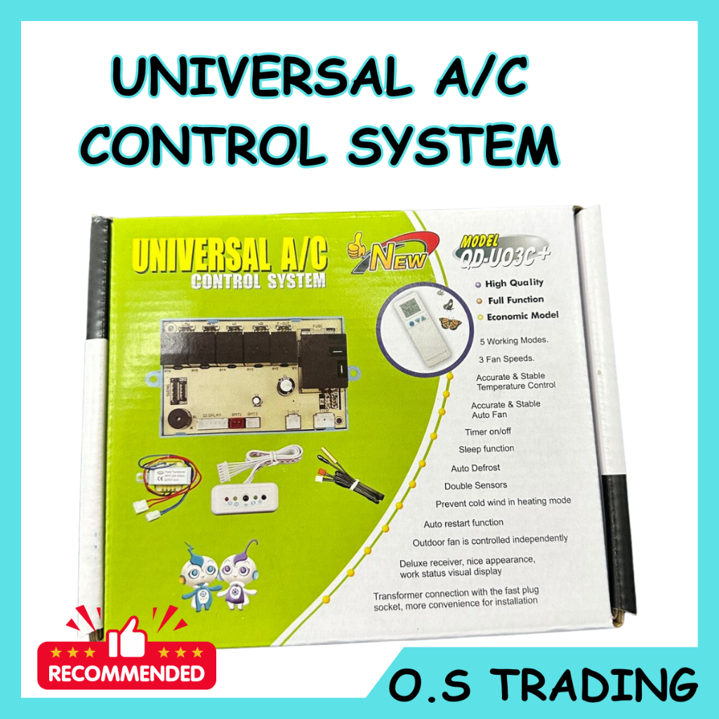 QD-U03C+ Universal A/C Multi PCB Board For Air Conditioner Aircon | Shopee Malaysia