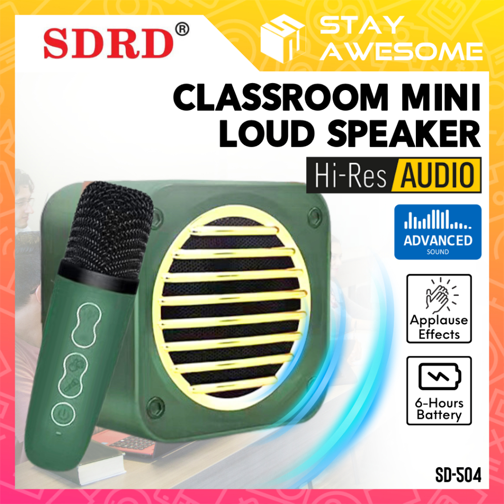 SDRD Bluetooth Mini Voice Amplifier For Teacher Speaker Wireless With ...