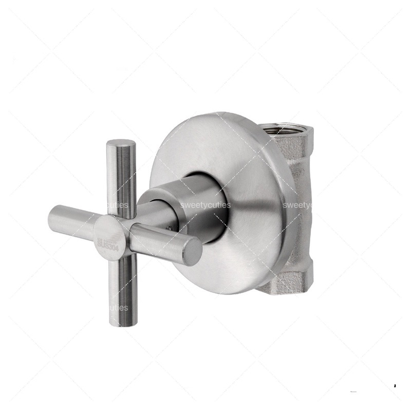 Full Turn Concealed Stop Cock Stopcock Brass Copper stainless steel 304 ...