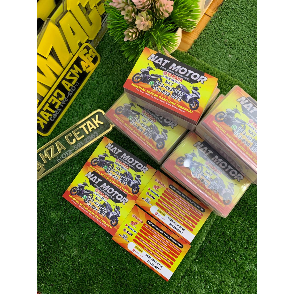 [CUSTOM) Name Card/ Kad Nama/Business Card/Loyalty Card (DEPAN/BELAKANG ...