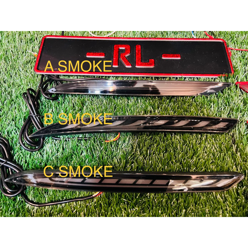 Proton X50 rear bumper led reflector fog lamp light bodykit body kit ...