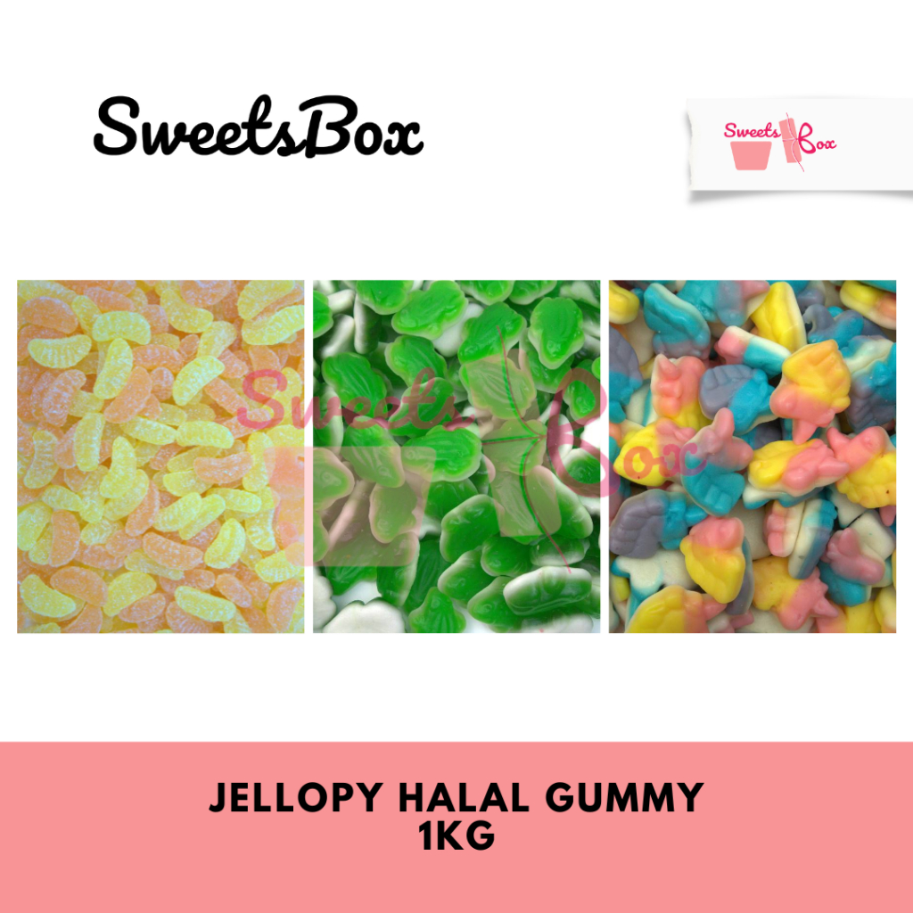 Sweetsbox | Jellopy Gummy 1KG Family Pack Candy - Party - Themed ...