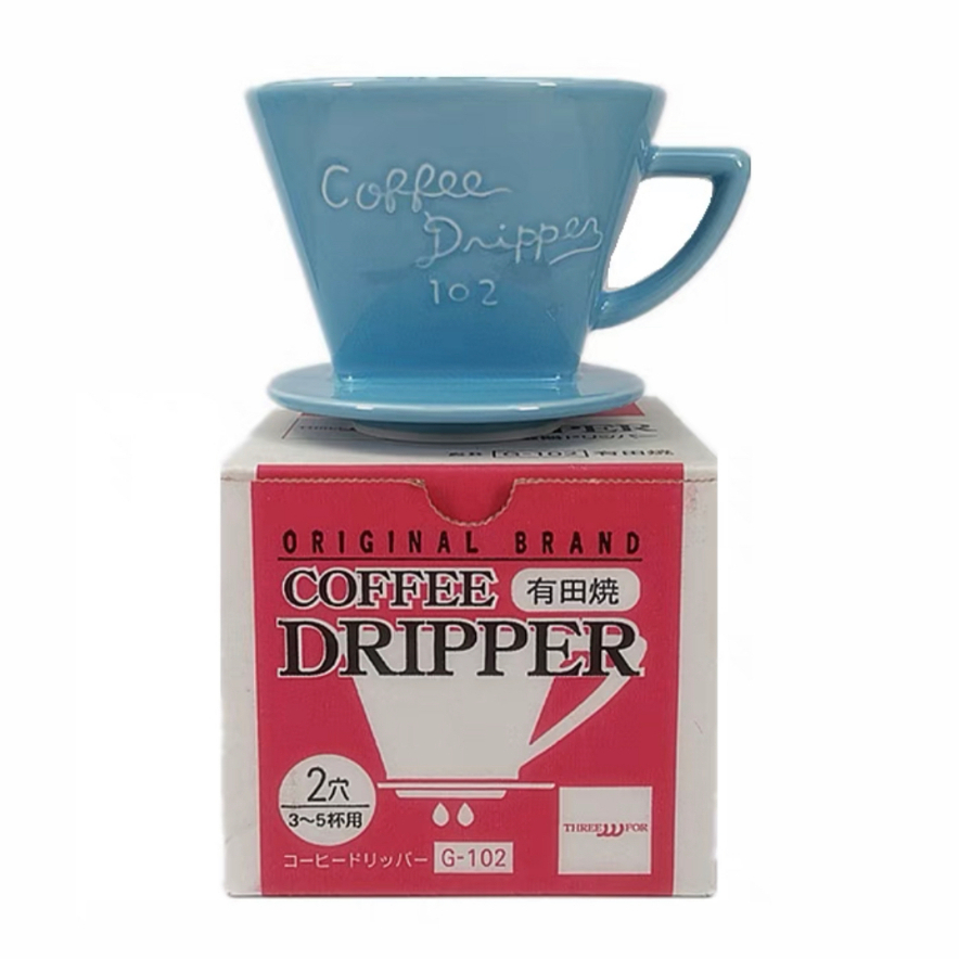 (Ready Stock)Cafec Trapezoid Porcelain Hand Brew Filter Coffee Dripper ...
