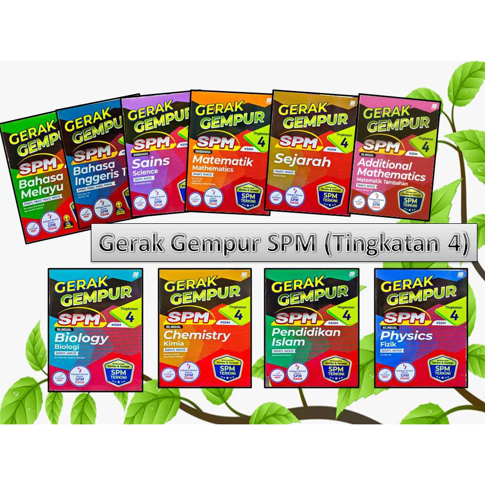 Gerak Gempur SPM Tingkatan 4 (Bilingual) | Shopee Malaysia Gerak Gempur SPM Tingkatan 4 (Bilingual) | Shopee Malaysia